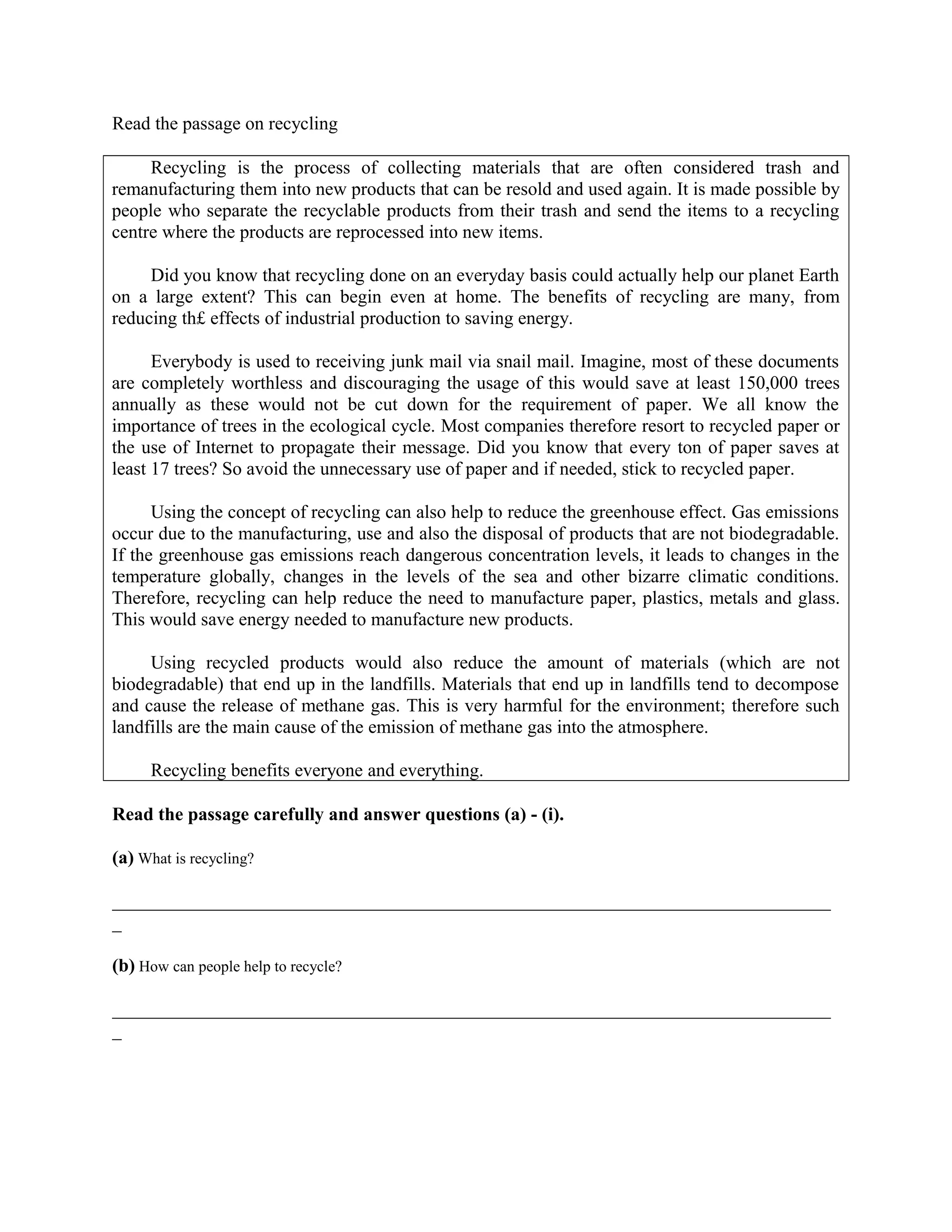 Pt3/ Form 1-Environment linear text | DOC