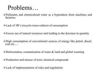 Environmentlly responsible consumption | PPTX