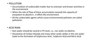 EMERGNECE OF ENVIRONMENT ISSUES | PPTX