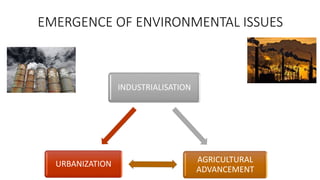 EMERGNECE OF ENVIRONMENT ISSUES | PPT