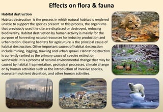 Environment management - exploitation & modification of natural ...