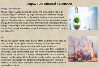 Environment management - exploitation & modification of natural ...