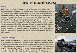 Environment management - exploitation & modification of natural ...