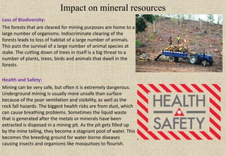 Environment management - exploitation & modification of natural ...