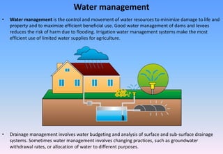 Environment management - water management | PPTX