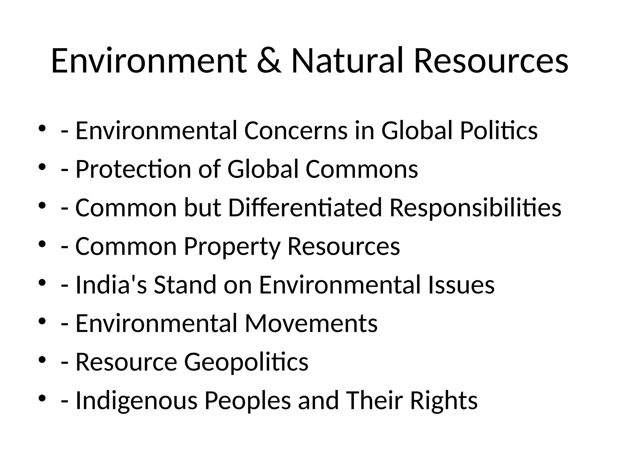 environment_mindmap to understand better in short span of time. | PPTX