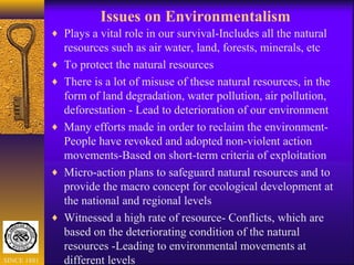 Dr.C.Muthuraja's Presentation on Environmental Movement - Lessons for ...
