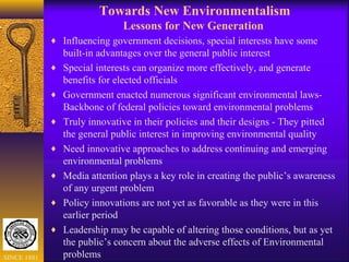 Dr.C.Muthuraja's Presentation on Environmental Movement - Lessons for ...