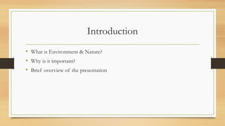 The environment encompasses all living and non-living things occurring ...