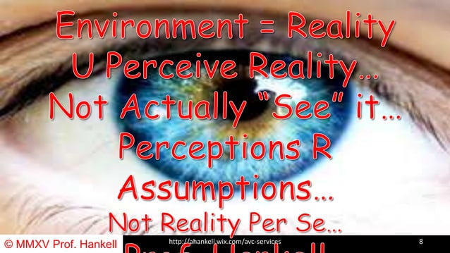 Environment + Perception = Confidence | PPSX