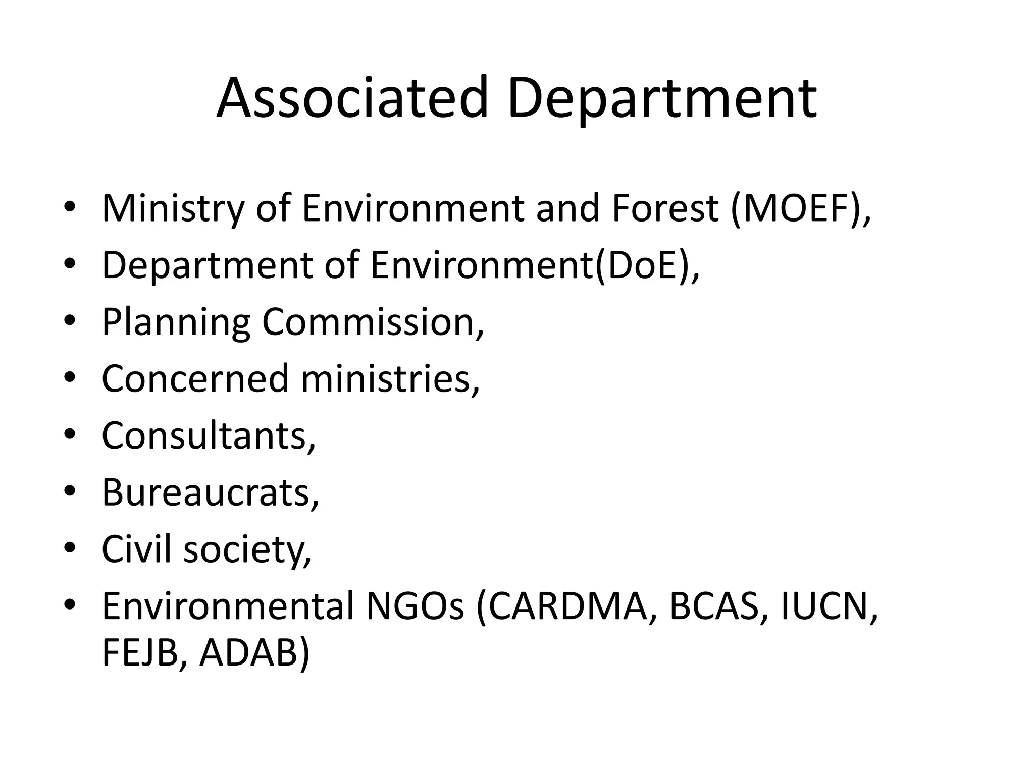 Environment policy of Bangladesh | PPTX