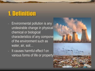 Environmental pollution | PPTX | Indoor Environmental Quality | Home ...
