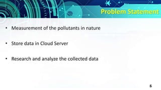 Environment pollution monitoring system using internet of things | PPTX