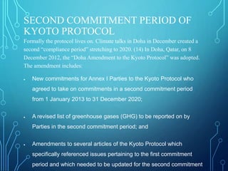 Kyoto Protocol (application, success, failure) | PPTX