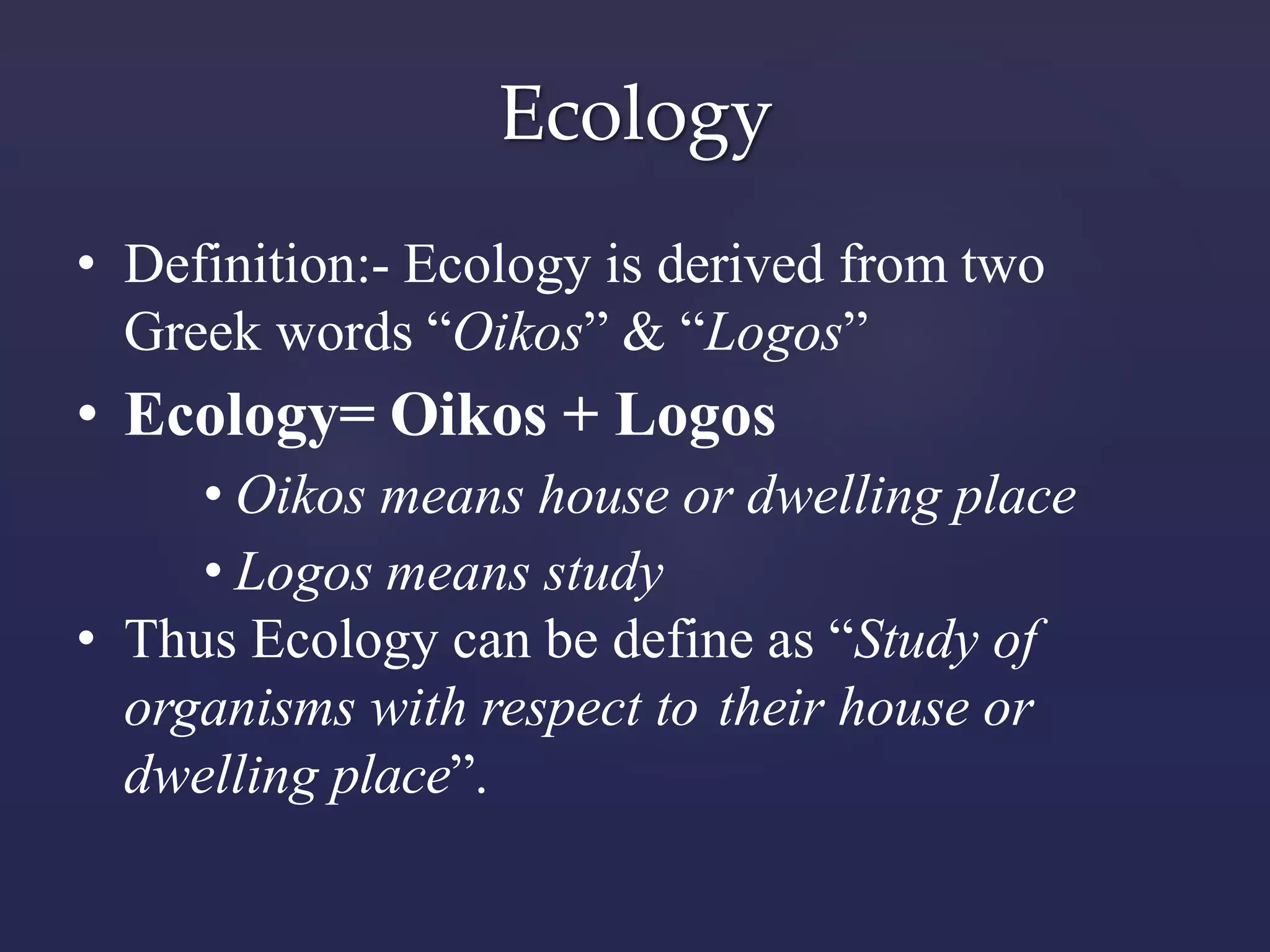 Introduction of Environment | PPTX