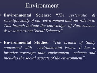 Introduction of Environment | PPTX