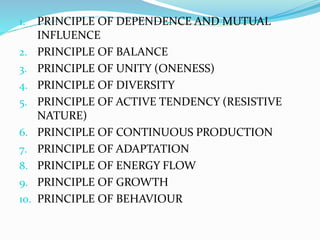 principles of environment | PPTX
