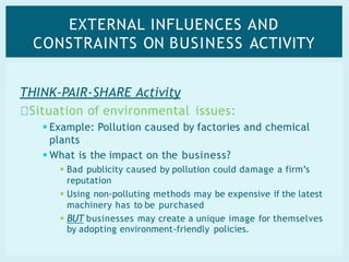 Environmental and Ethical Issues | PPTX