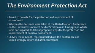 Environment protection | PPTX