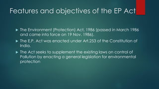 Environment protection act | PDF