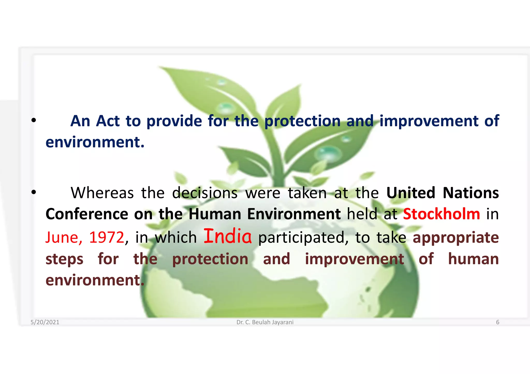 Environment protection act 1986 | PDF