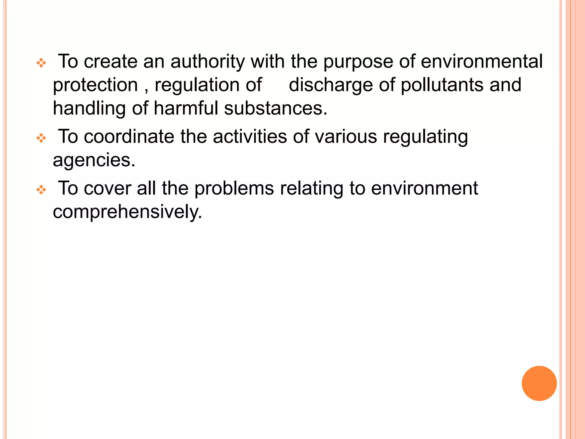 Environment Protection Act, 1986 | PPTX