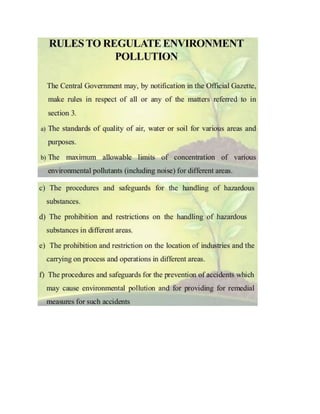 Environment protection act 1986 | DOCX