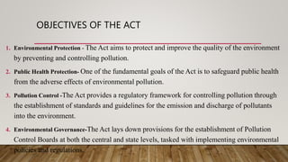 Environment Protection Act 1986. Power point presentation | PPTX