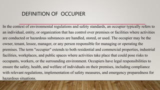 Environment Protection Act 1986. Power point presentation | PPTX