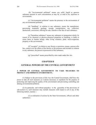 Environment Protection Act 1986 - Environment laws | PDF