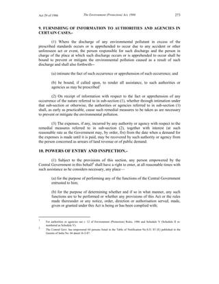 Environment Protection Act 1986 - Environment laws | PDF