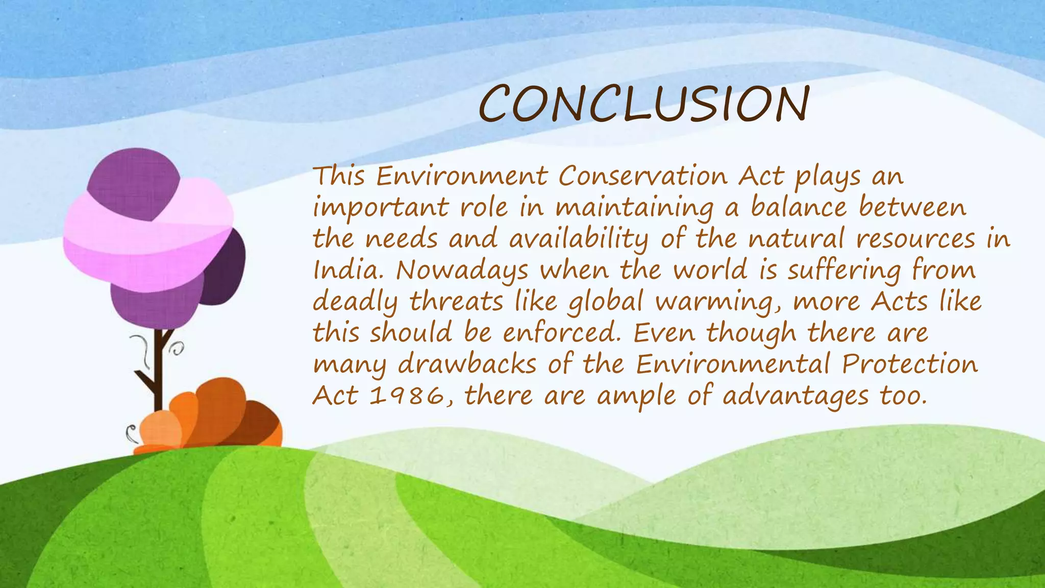 Environment protection act and rules | PPTX