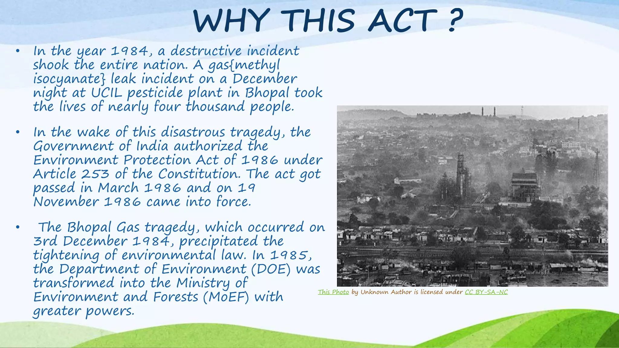 Environment protection act and rules | PPTX