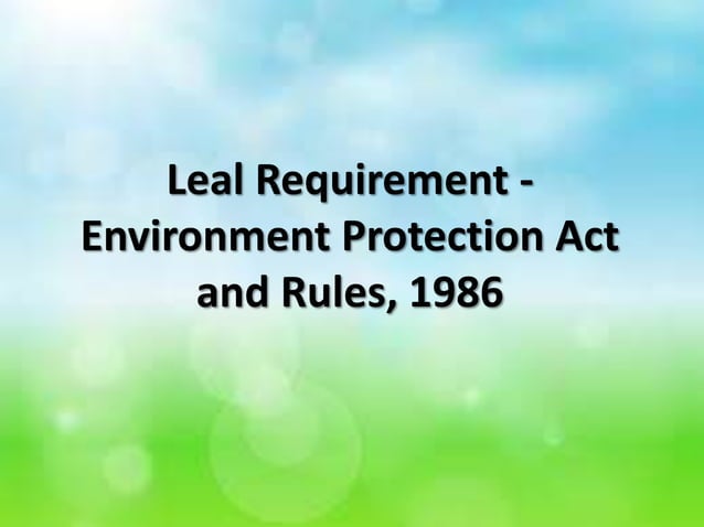 Environment Protection Legal Requirement.pptx