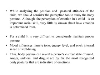 Environment psychology study of body posture | PPT