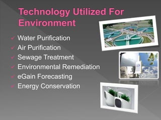Environment & technology | PPTX