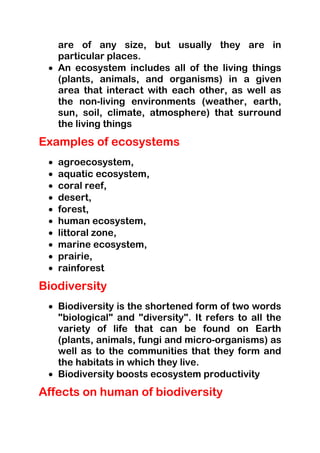 Environment complete unit-1 by Yogesh | PDF