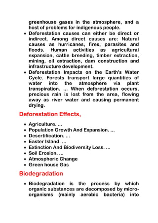 Environment complete unit-1 by Yogesh | PDF