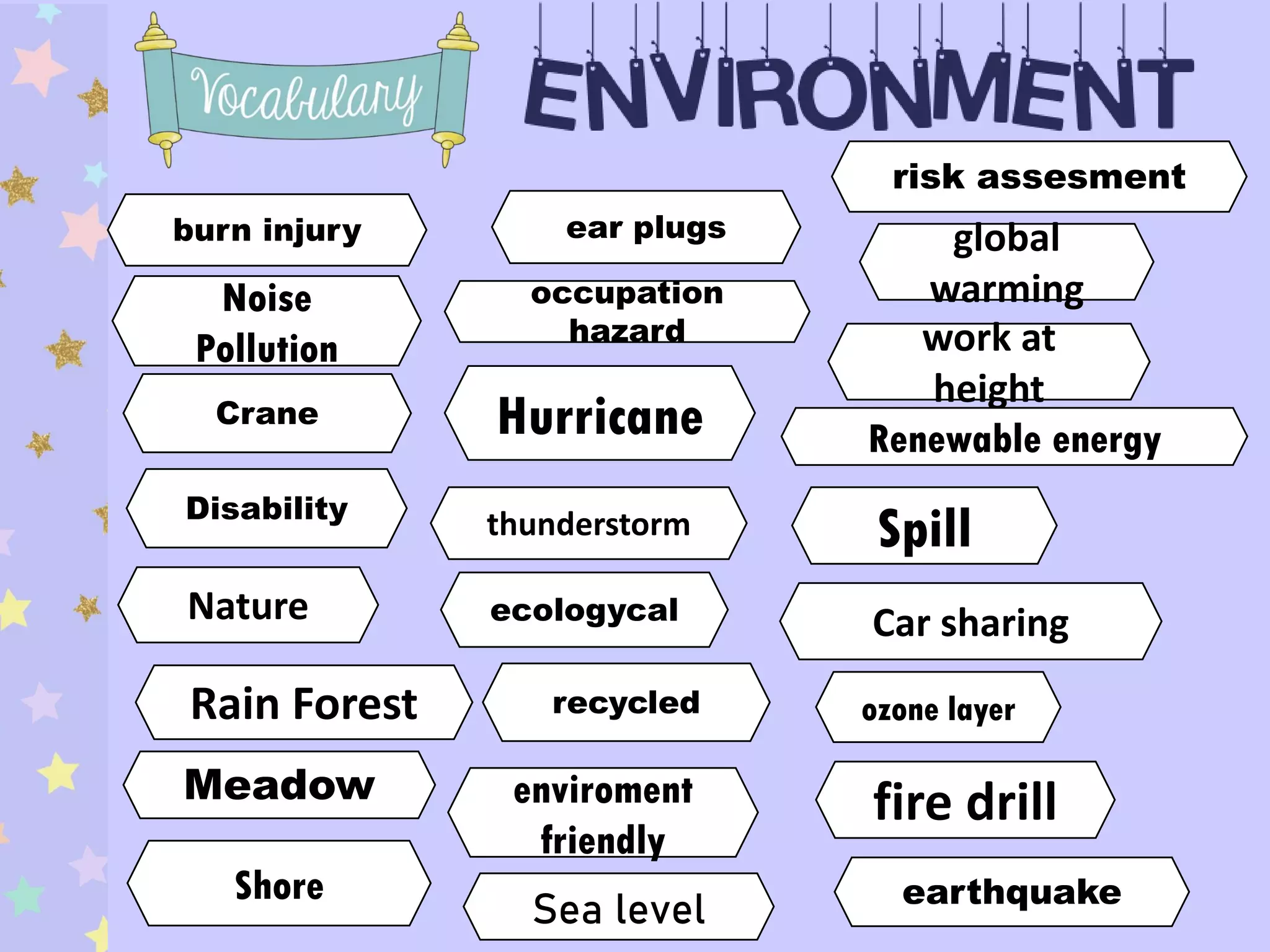 Environment Vocabulary | PDF