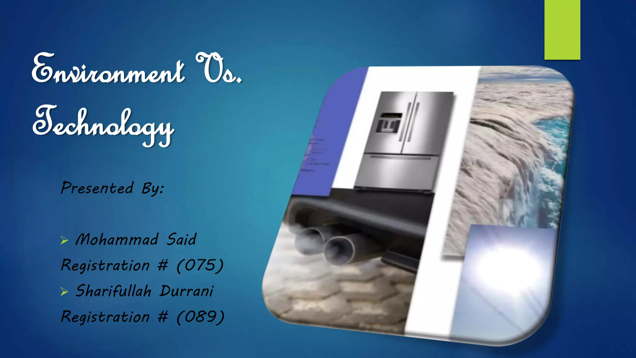 Environment vs Technology | PPTX