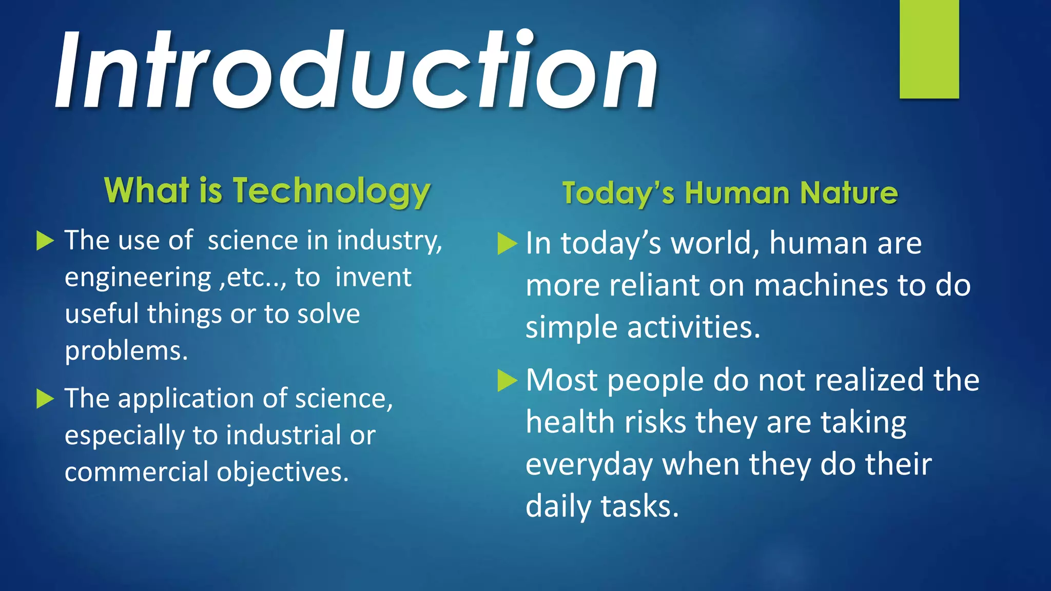 Environment vs Technology | PPTX