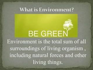 Environment Vs Technology | PPTX