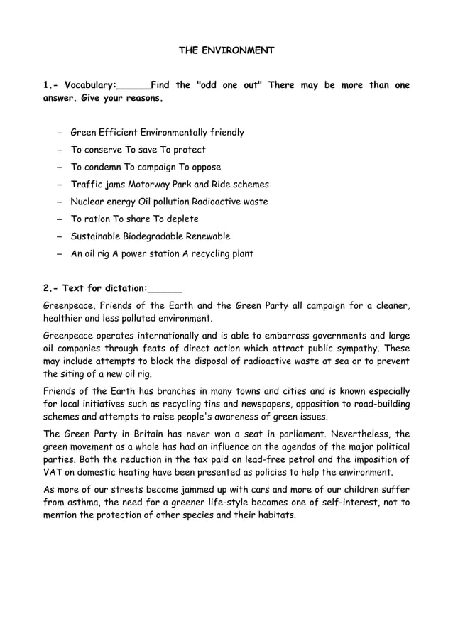 Environment Worksheet PDF environment-worksheet-pdf