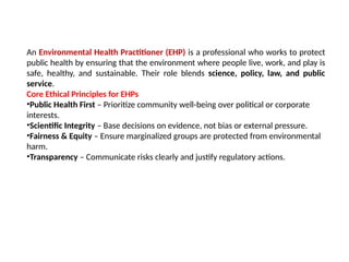 Environmetal health ethics, Law and Governance.pptx