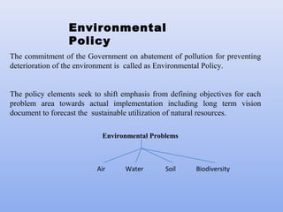 Environ policy lecture ppt | PPT
