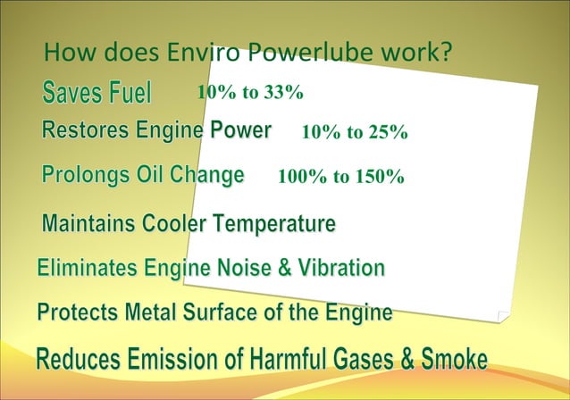 Enviro powerlube powerpoint | PPT