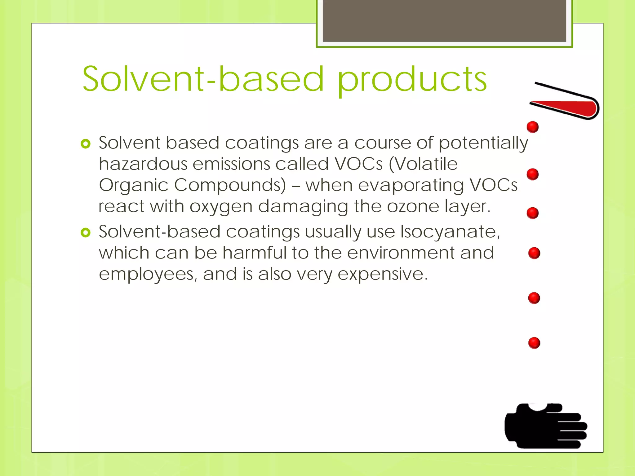 water based coating vs solvent based coating | PDF
