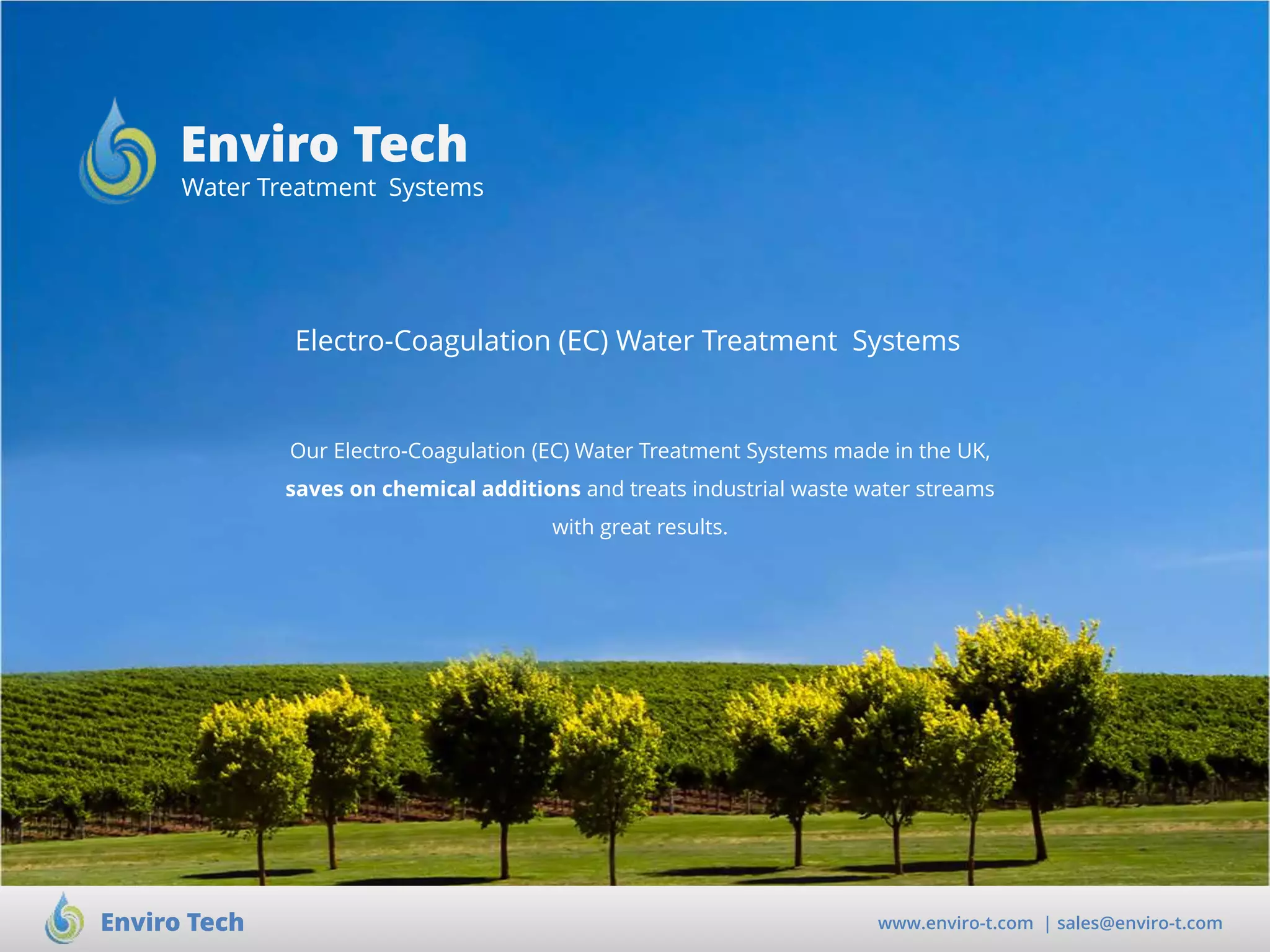 EnviroTech GCC ElectroCoagulation, Water Treatment Presentation, June ...