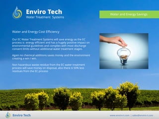 EnviroTech GCC ElectroCoagulation, Water Treatment Presentation, June ...