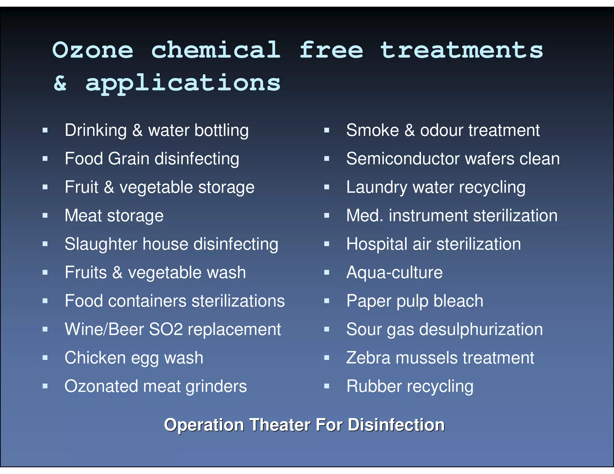 Envirozone Ozone Presentation | PDF